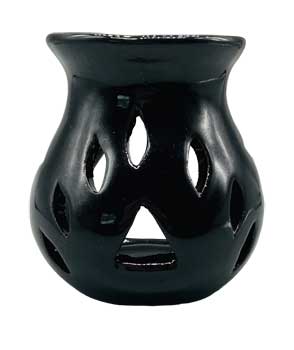 Black Ceramic oil diffuser – Rose of the Wood